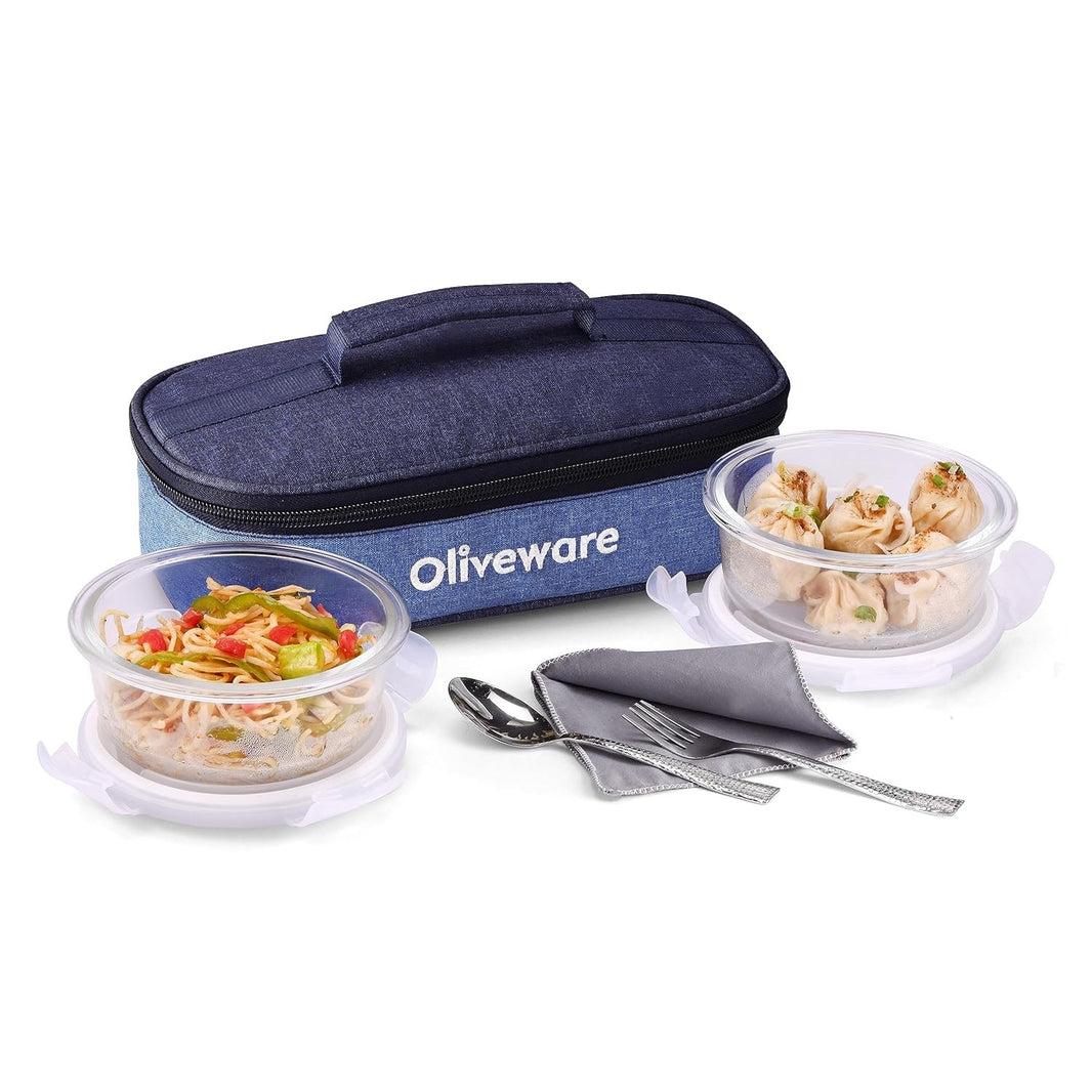 Glass Lunch Box Collection – Durable & Eco-Friendly | Oliveware India