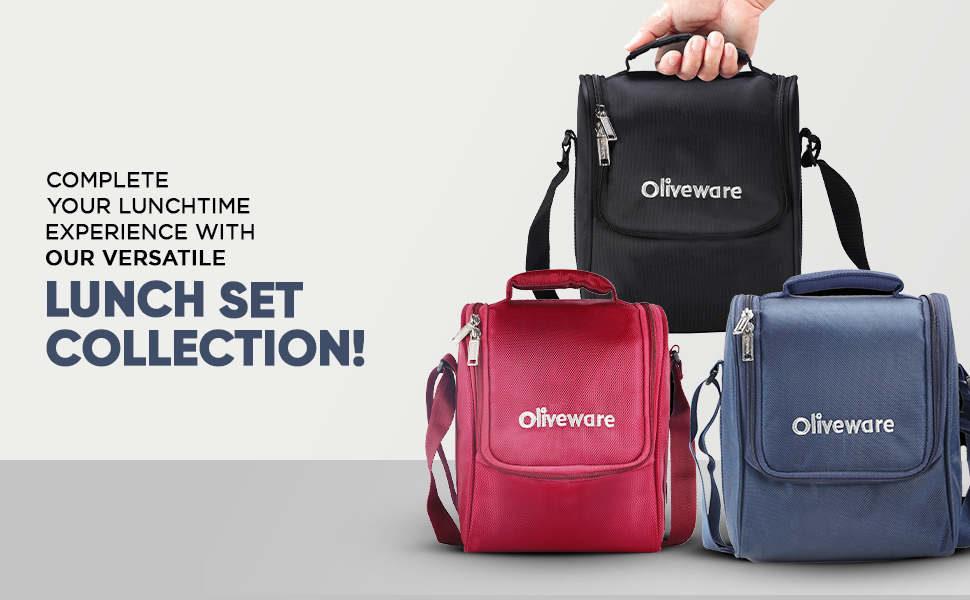 Teso Pro Lunch Box with Steel Spoon & Fork – Oliveware India