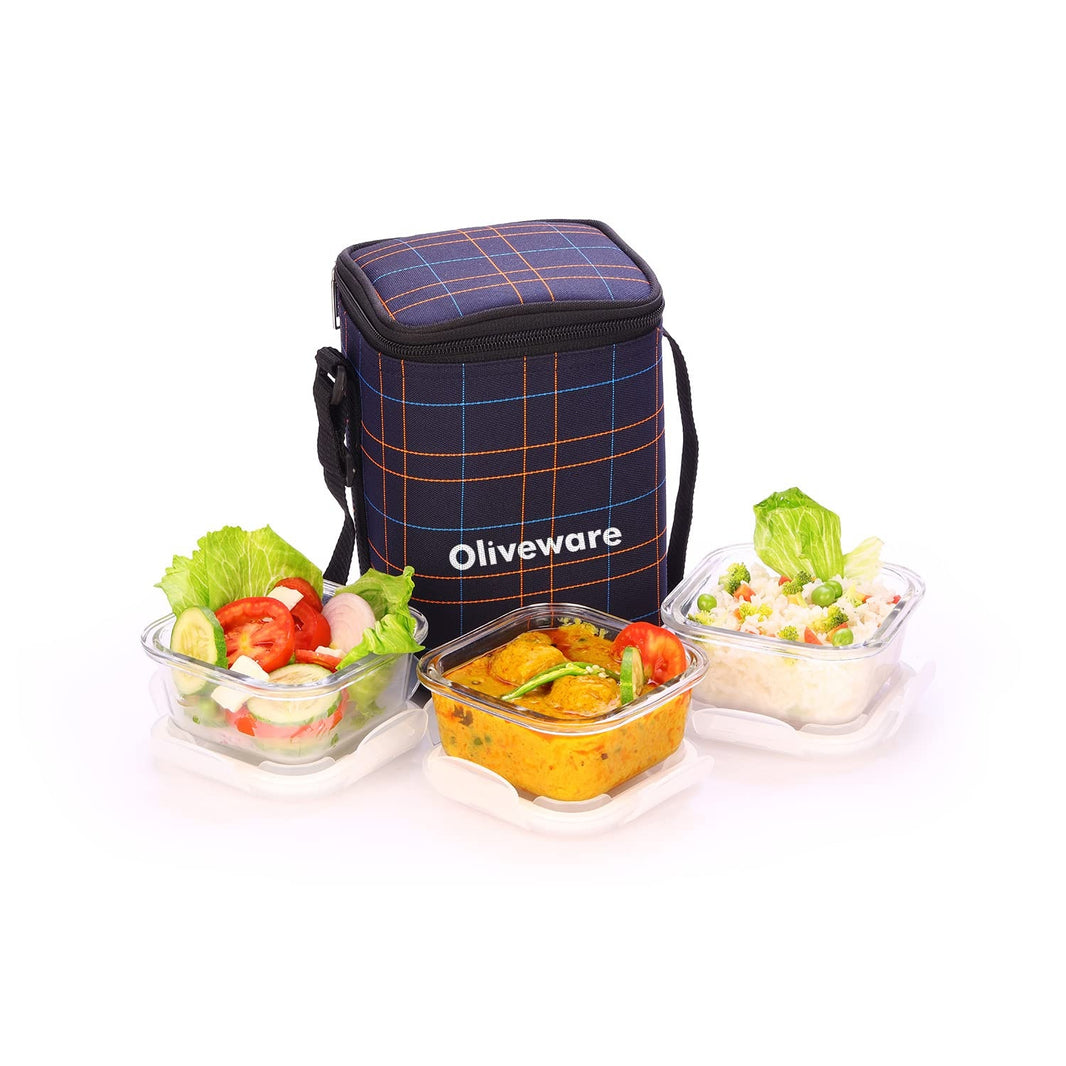 Glass Lunch Box Collection – Durable & Eco-Friendly | Oliveware India