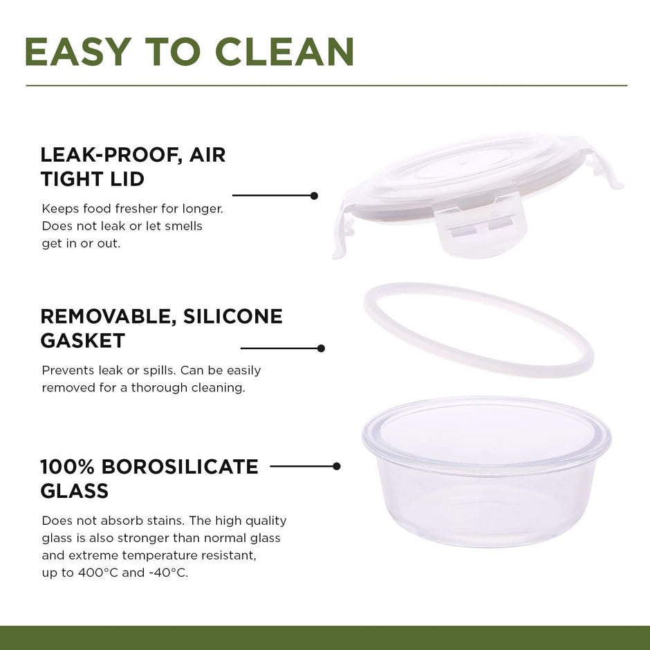 Glass Lunch Box Collection – Durable & Eco-Friendly | Oliveware India